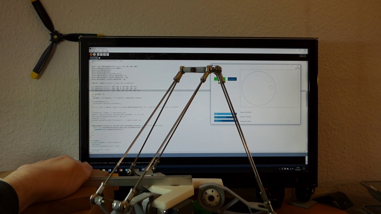 3D Printed Delta Robot - YouTube