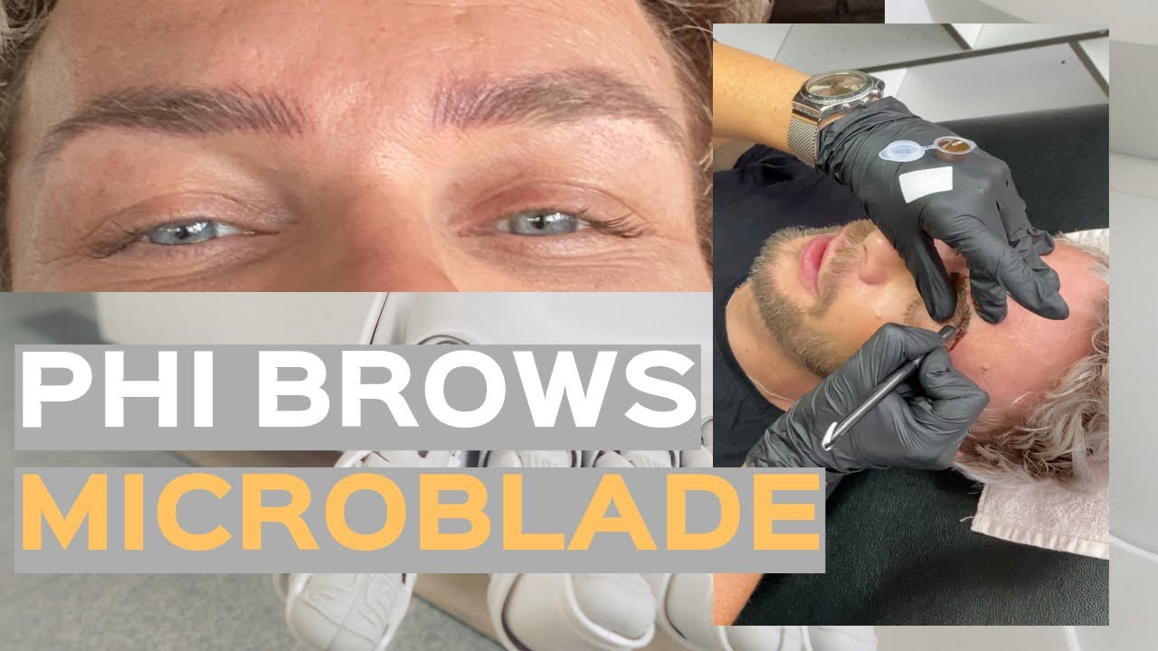 PHI BROWS MICROBLADE 2020 Male Grooming Maxi Brow´s Heilung Vorher ...