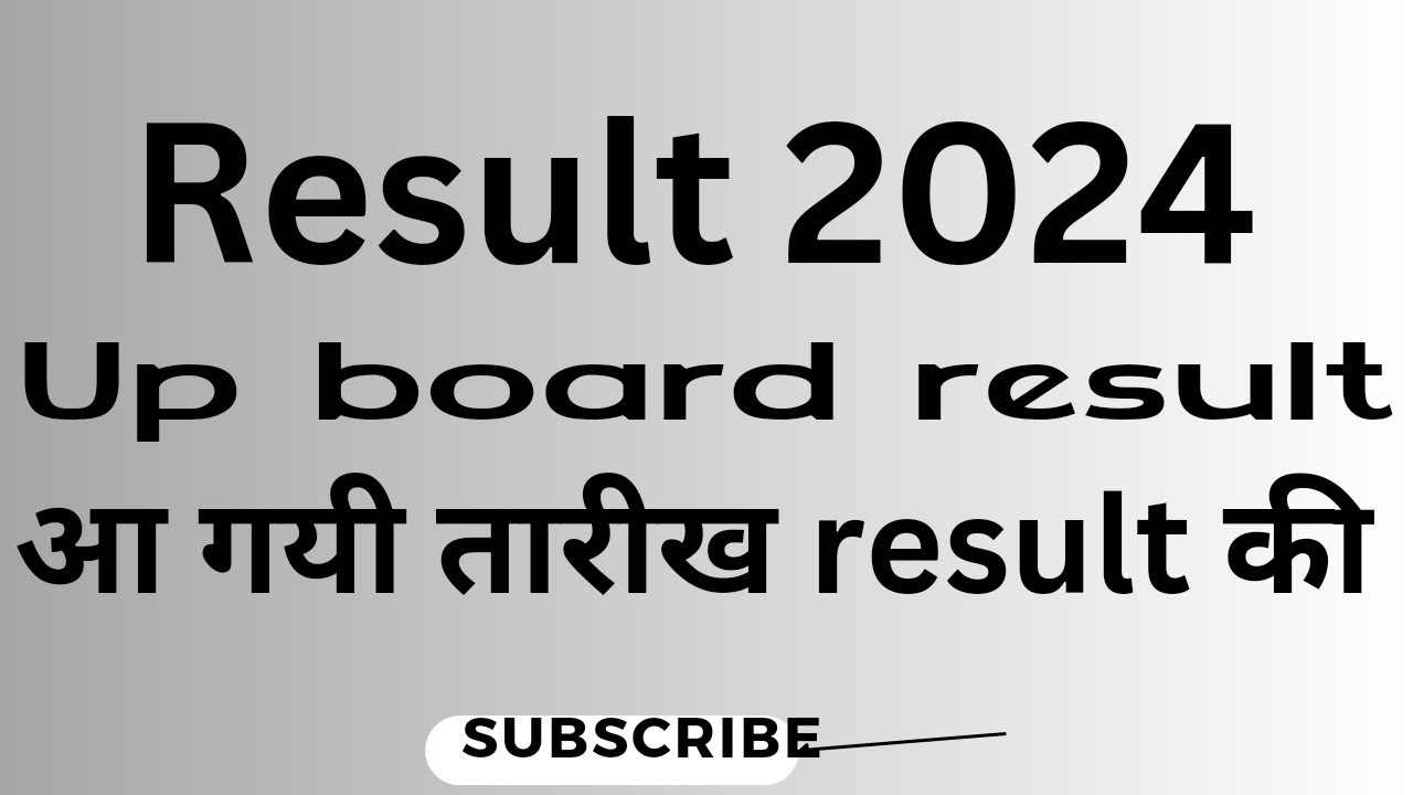 Up Board Class10 12 Result 2024 Up Board Exam Result 2024 Class10
