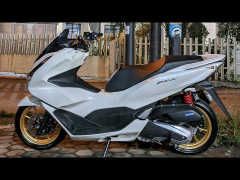 PCX 160 Wonderfull White Modifications Clean & Simple - YouTube
