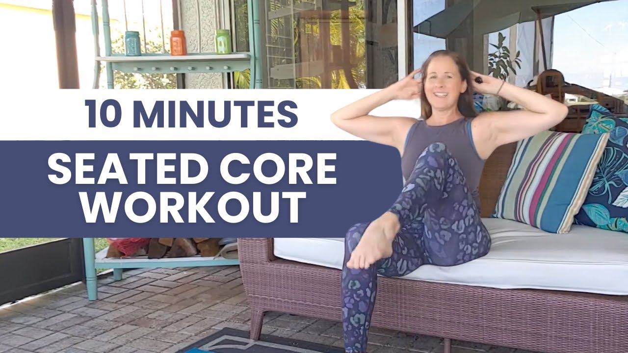 Seated core workout-10 minutes - YouTube
