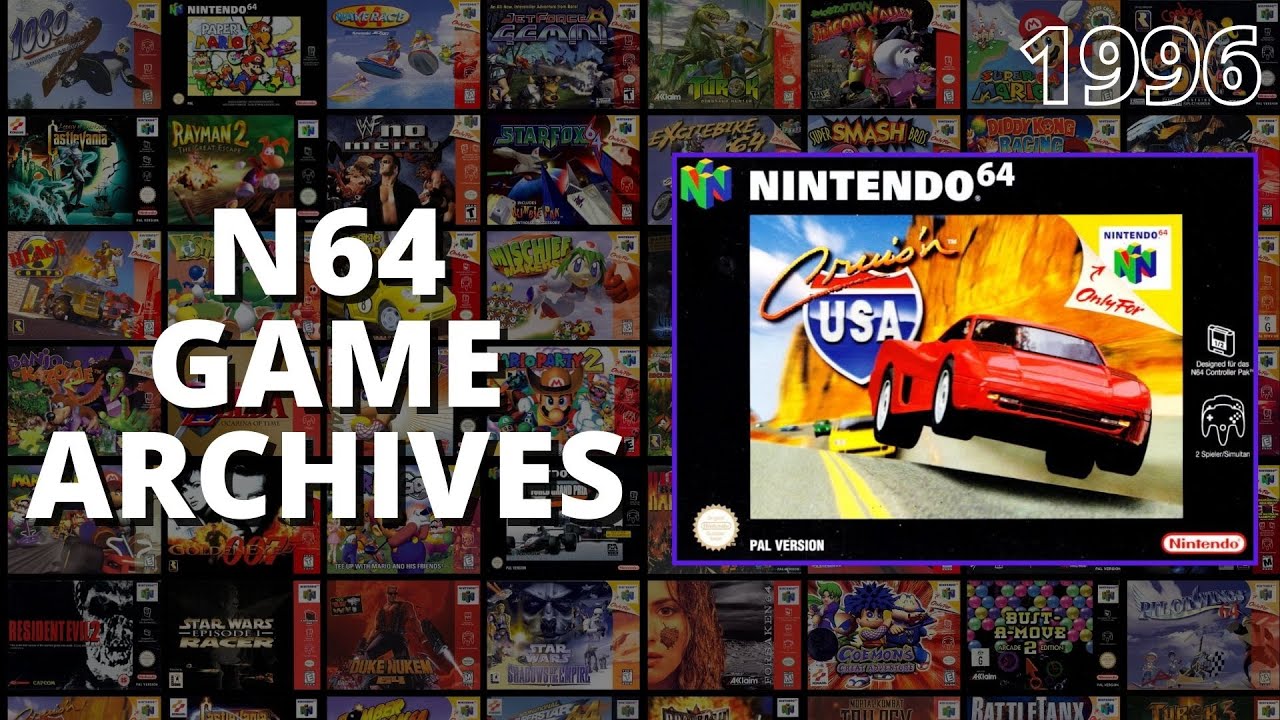 1996 Video Games / Cruis'n USA (N64) Race Gameplay - YouTube