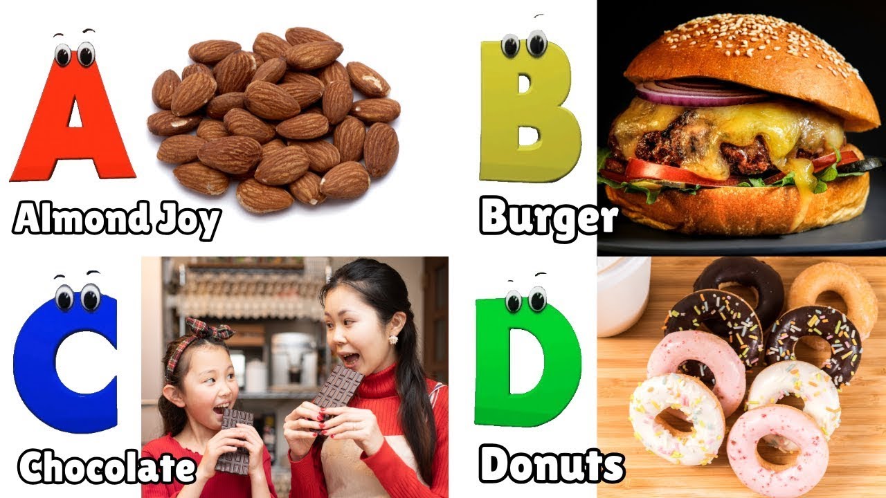 Food ABC Song for Toddler | Phonics for Kids | Alphabet Letters | Learn ...