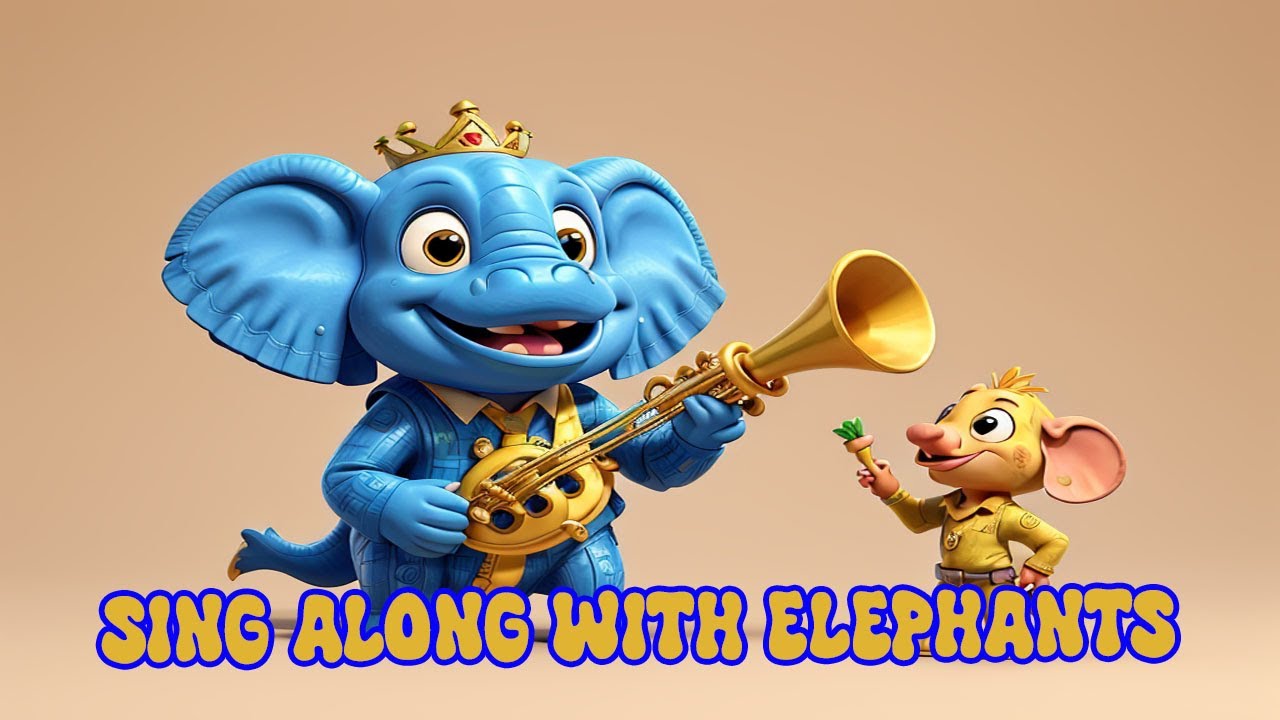 Sing Along with Elephants | Nursery Rhymes & Kids Songs - YouTube