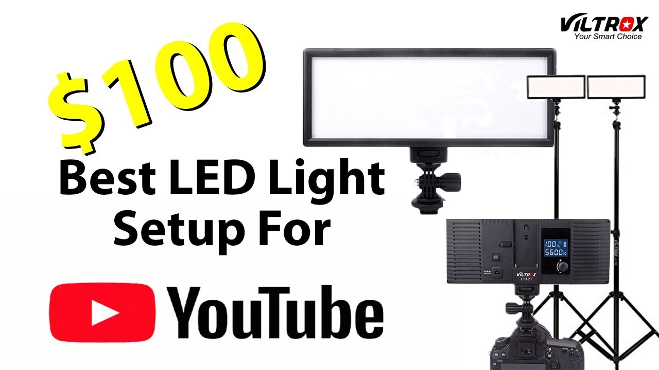 Best $100 Budget LED YouTube Video Lights || How It Improved My Videos ...