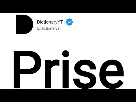 Prise Meaning in English - YouTube