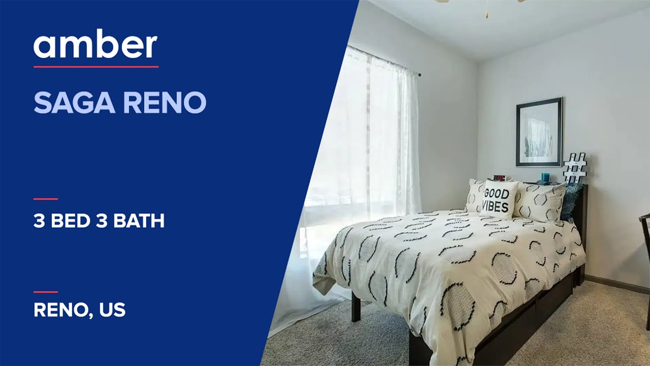 Room Tour | Saga Reno, Reno | Student Housing in USA | amber - YouTube