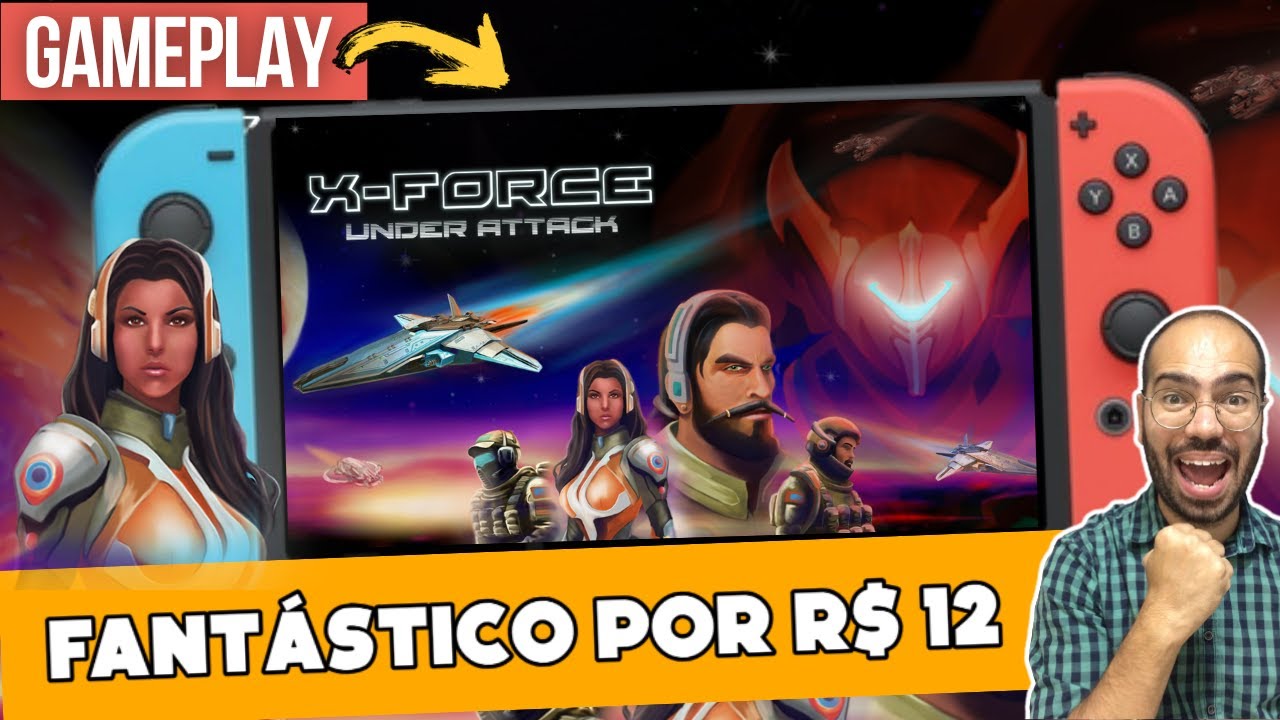 CONFERINDO A GAMEPLAY DE X FORCE UNDER ATTACK PARA NINTENDO SWITCH OLED ...