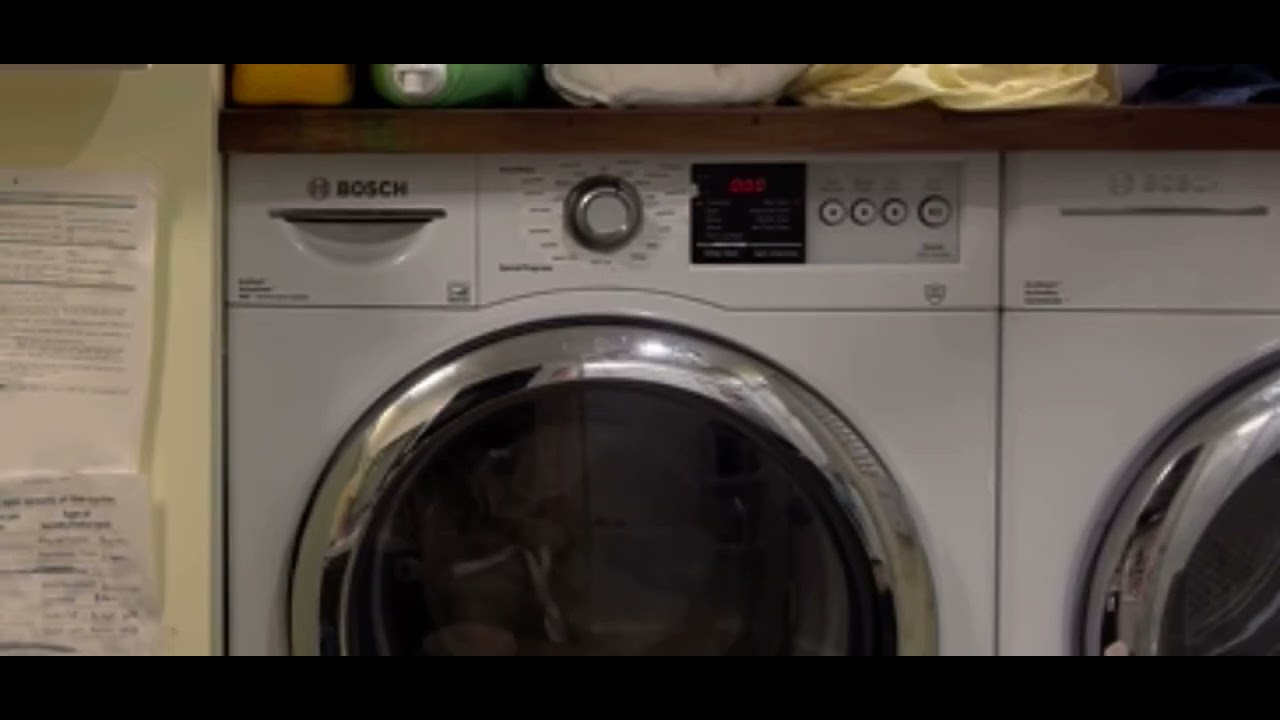 Bosch Washer End of Cycle Sound - YouTube