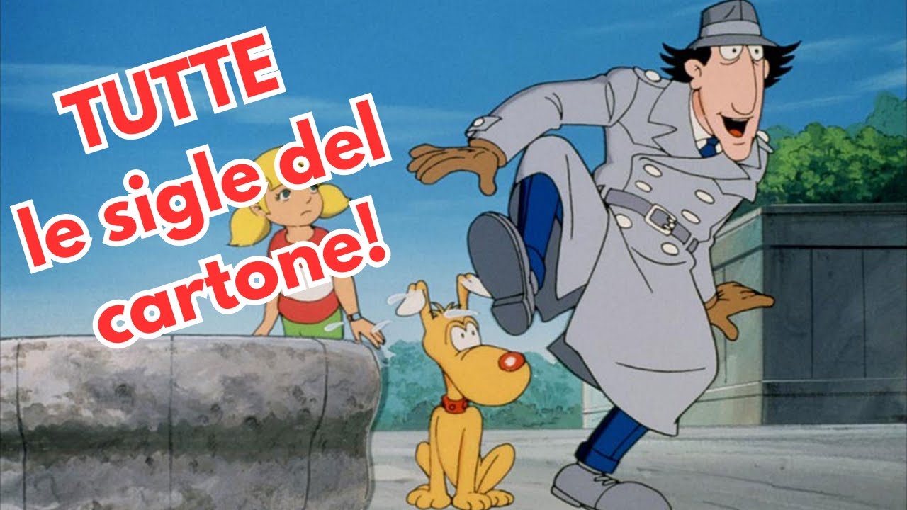 TUTTE LE SIGLE L'ISPETTORE GADGET cartone animato in Italiano - YouTube