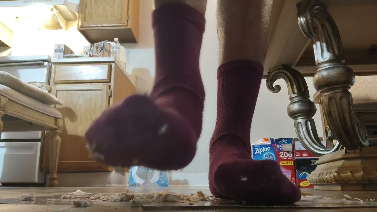 Feet Crush, Stomp, & Trample Frosted Pretzels ASMR - YouTube