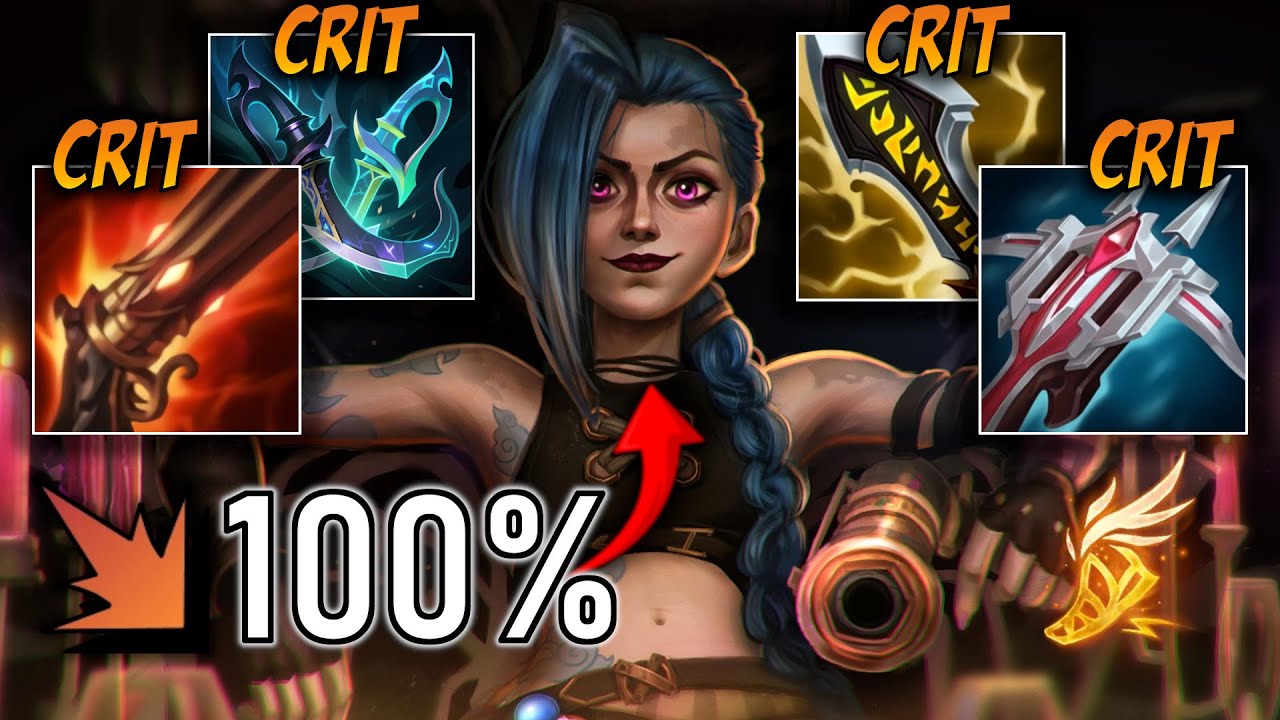 EVERY JINX AUTOATTACK HITS LIKE AN ULT (100% full crit) - YouTube