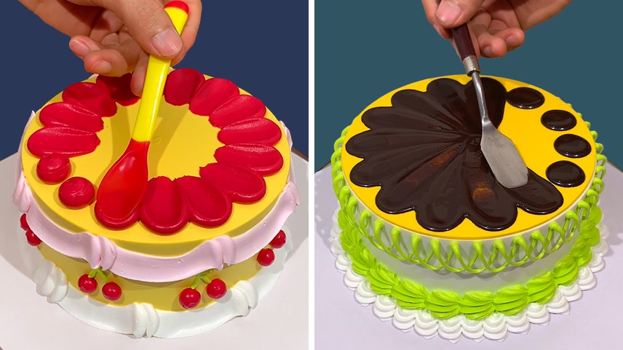 Awesome Rainbow Cake Decorating Tutorials Videos For All the Rainbow ...