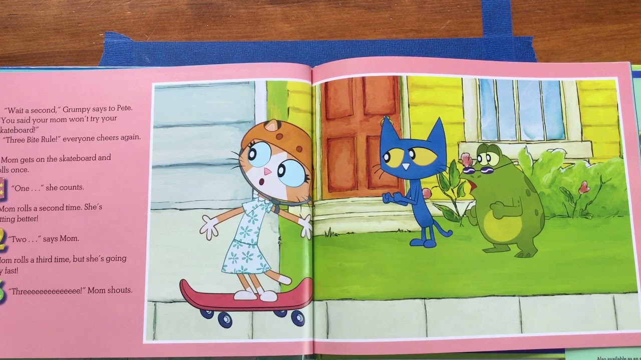 Pete the Cat Three Bite Rule by James Dean - YouTube