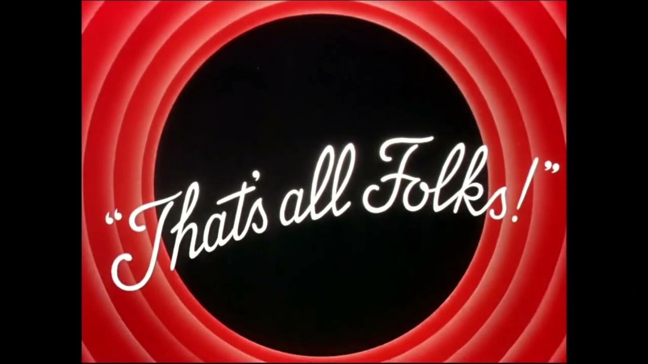 Merrie Melodies Thats All Folks A Warner Bros Cartoon 1938 Youtube