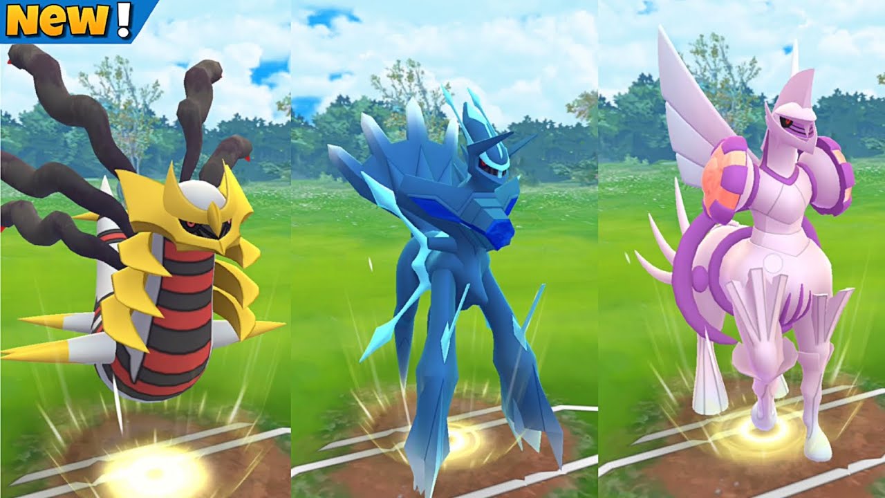 USING ORIGIN FORME CREATION TRIO ( GIRATINA , PALKIA & DIALGA ) in ...