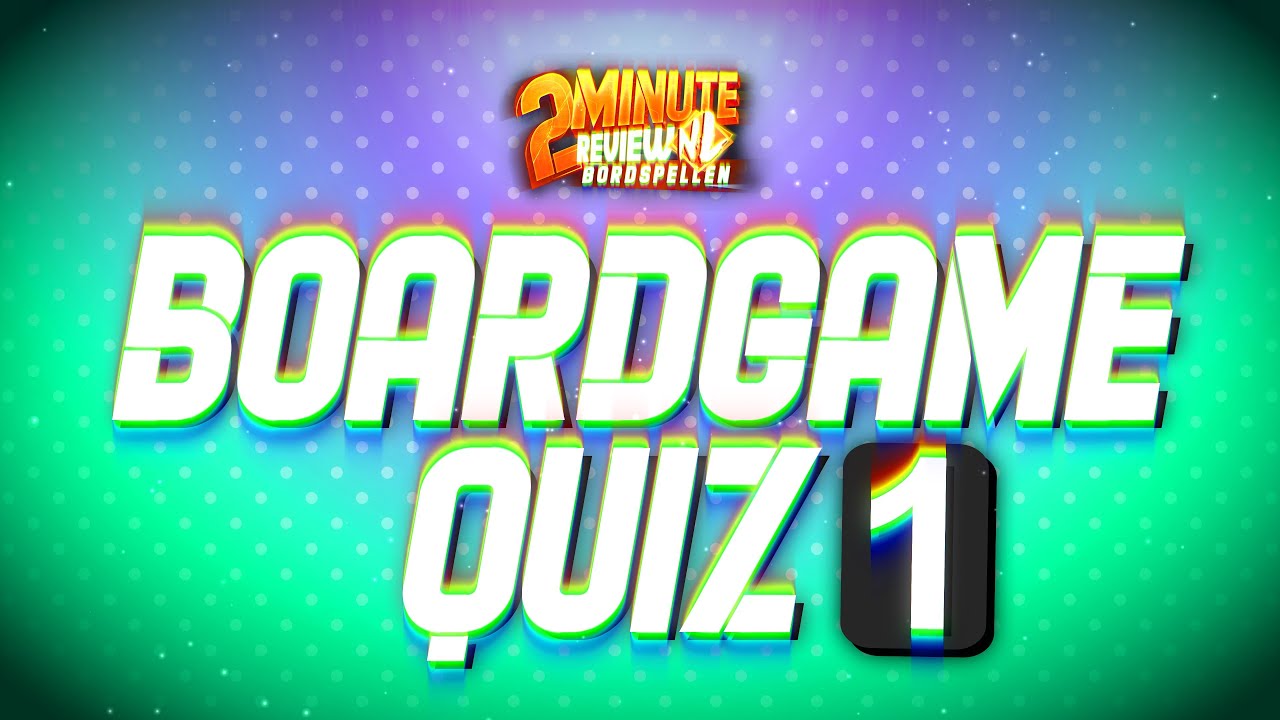 Board game Quiz #1 - Can you guess all titles? - YouTube