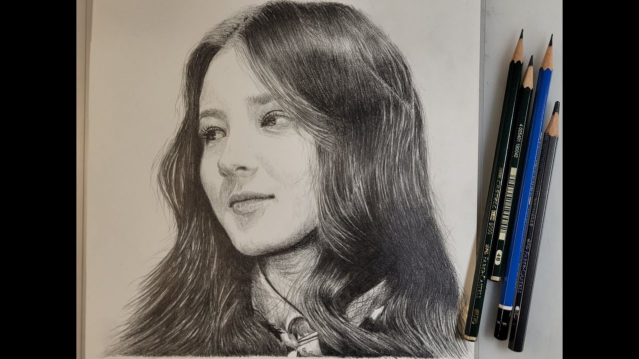 Nancy Of Momoland | Realistic Drawing Tutorial - YouTube