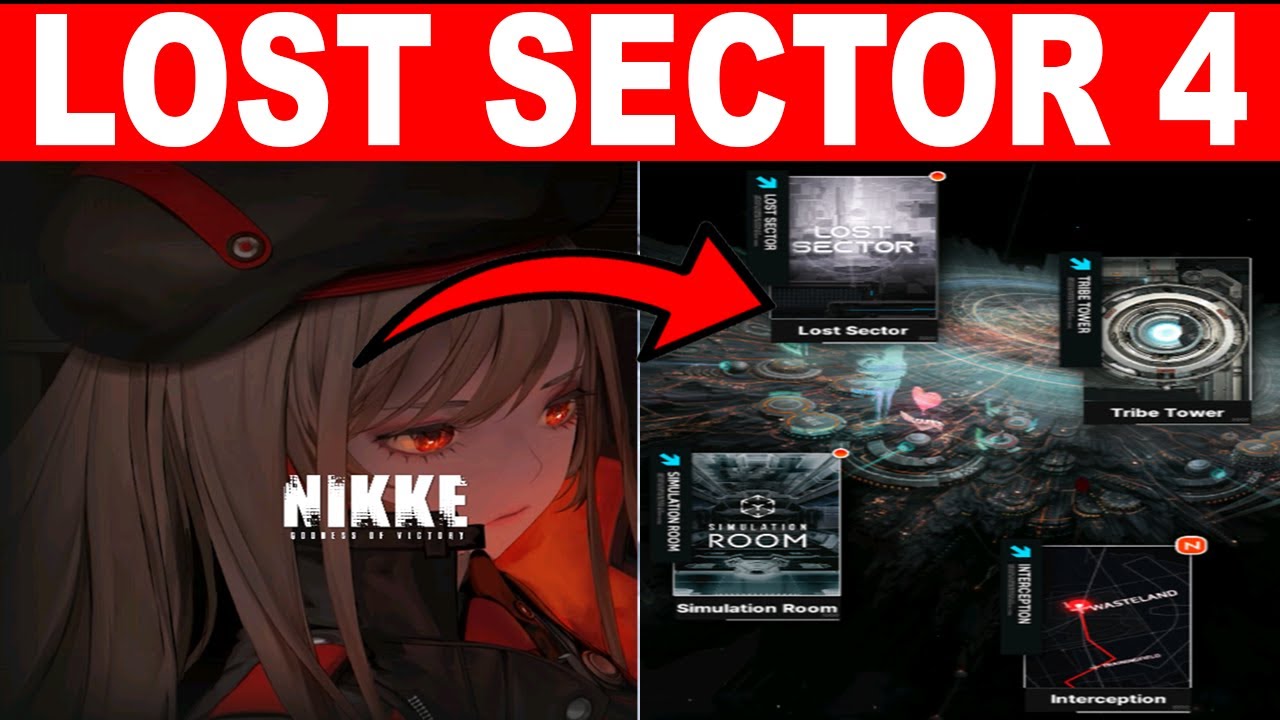 Nikke Lost Sector 4 All Boss Stages Guide Nikke Goddess Of Victor - YouTube