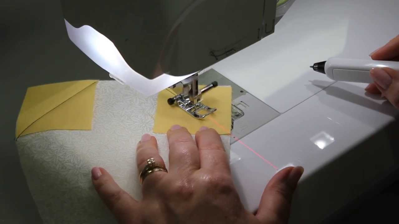 Baby Lock Unity with Laser - YouTube