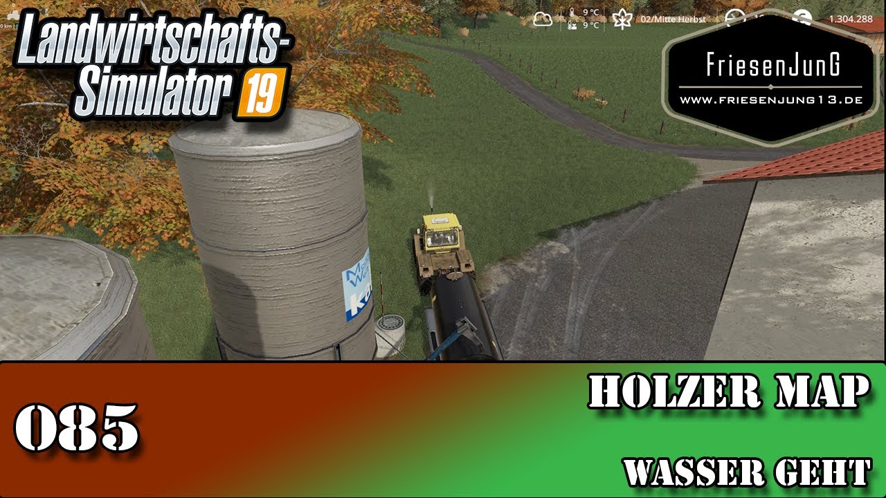 LS19 Holzer Map mit Seasons und Global Company 085 - Wasser geht - YouTube