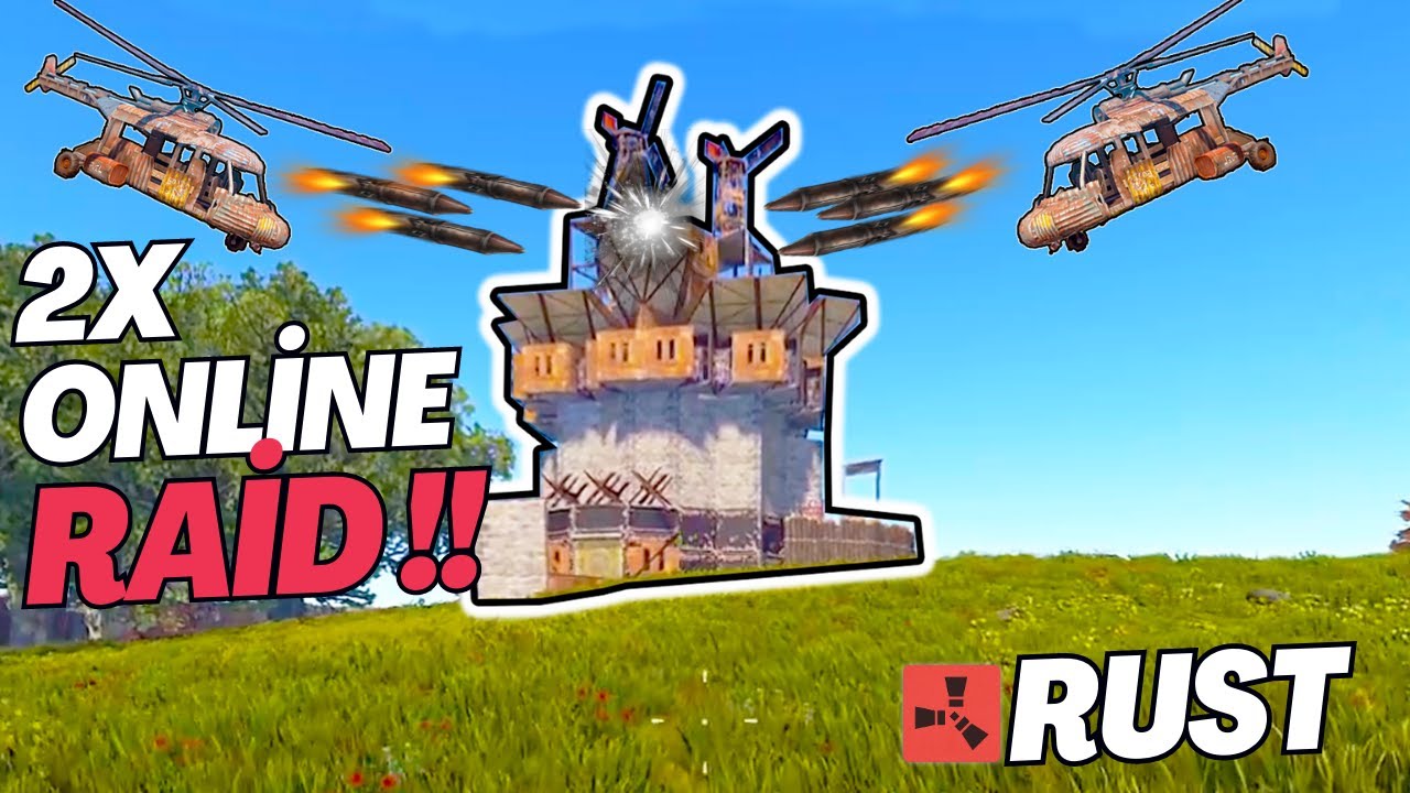 Rust 2x Efsane Online Clan Raidi Efsane Loot Çıktı - Rust Türkçe - YouTube