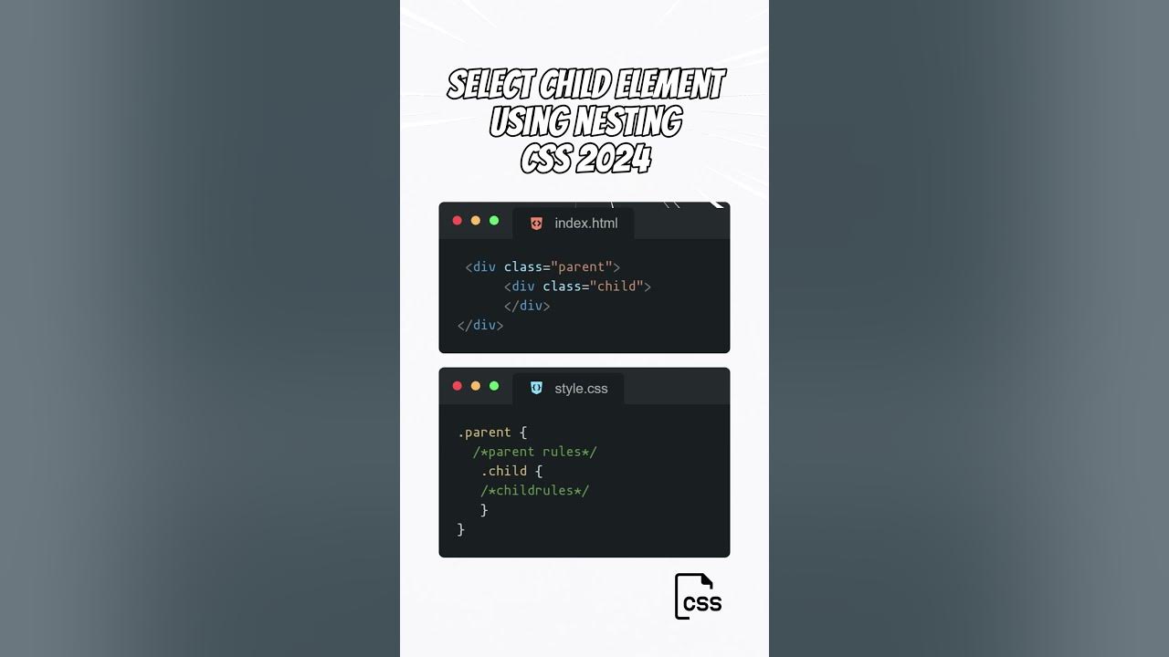 Css nesting 2024 - YouTube