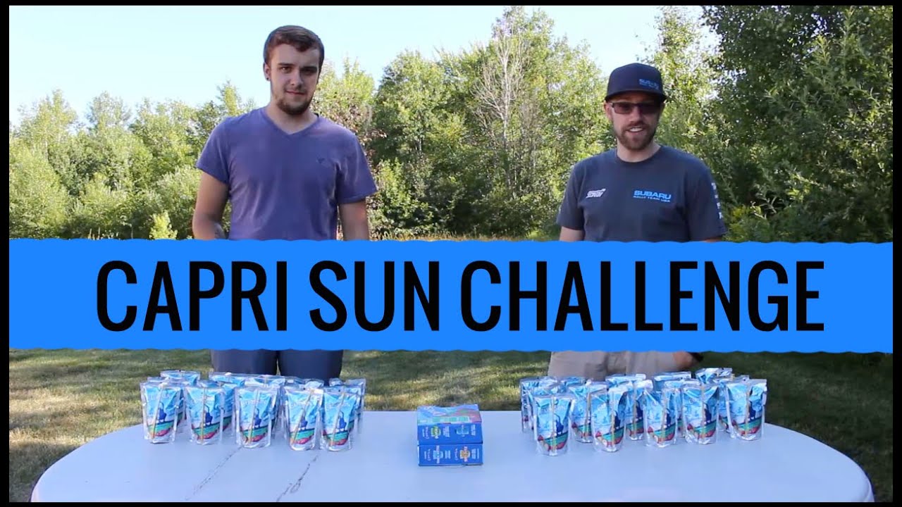 Capri Sun Challenge *VOMIT ALERT* - YouTube