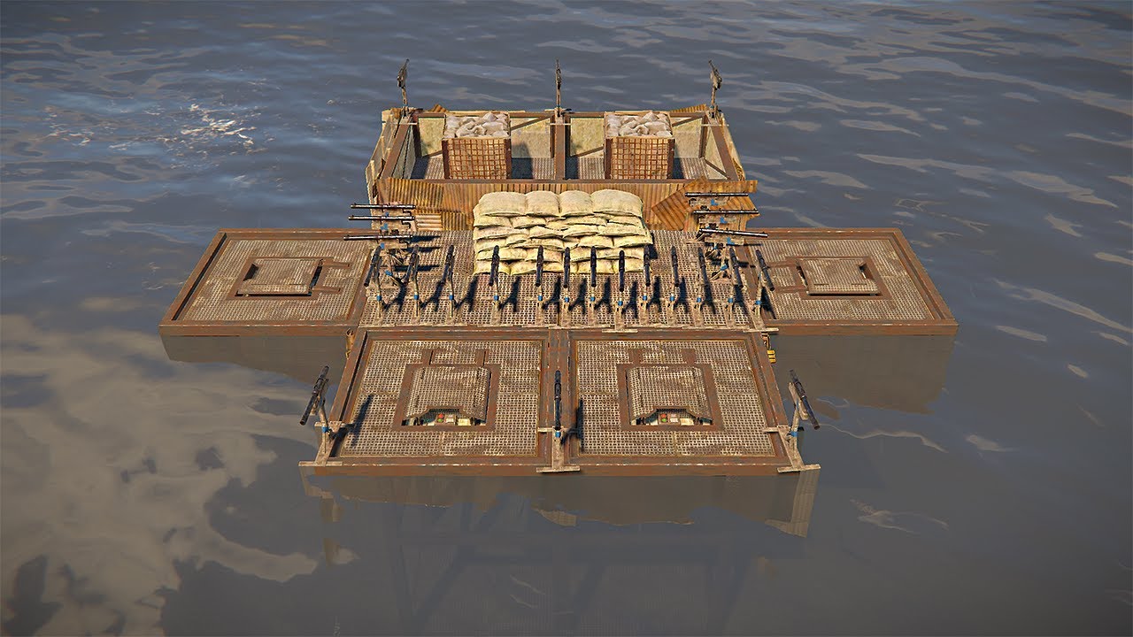 Raiding A INSANE WATER BASE DESIGN IN RUST!! - YouTube