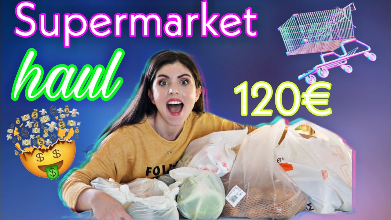 ΤΕΡΑΣΤΙΟ SUPERMARKET HAUL! 120€ 😱 - YouTube