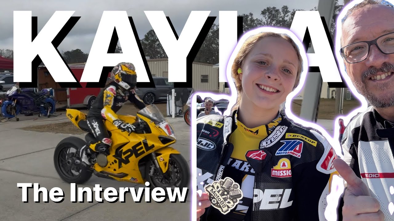 M is for Motorcycle Special - 17yo Pro Motorcycle Racer Kayla Yaakov ...