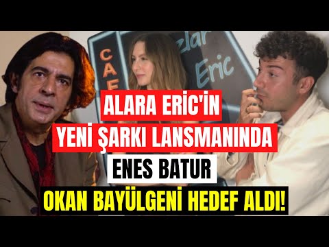 Alara Eric'in yeni şarkı lansmanında Enes Batur, YouTuberlara çöp diyen Okan Bayülgen'i hedef aldı!