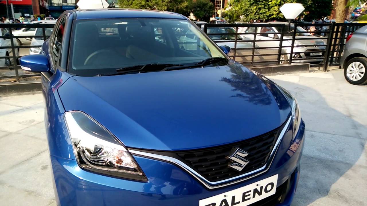 Maruti suzuki Baleno Alfa Urban Blue Nexa Jaipur - YouTube