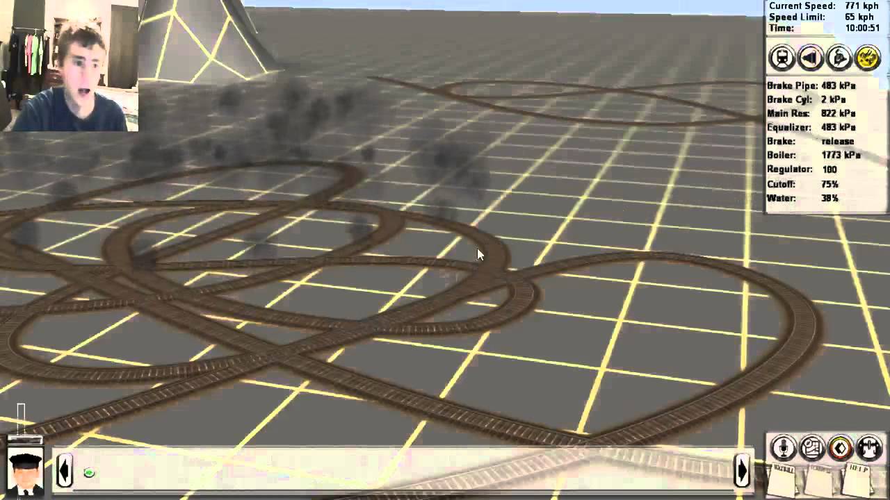 Roller coaster!!!!! (Train Sim. 2006) - YouTube