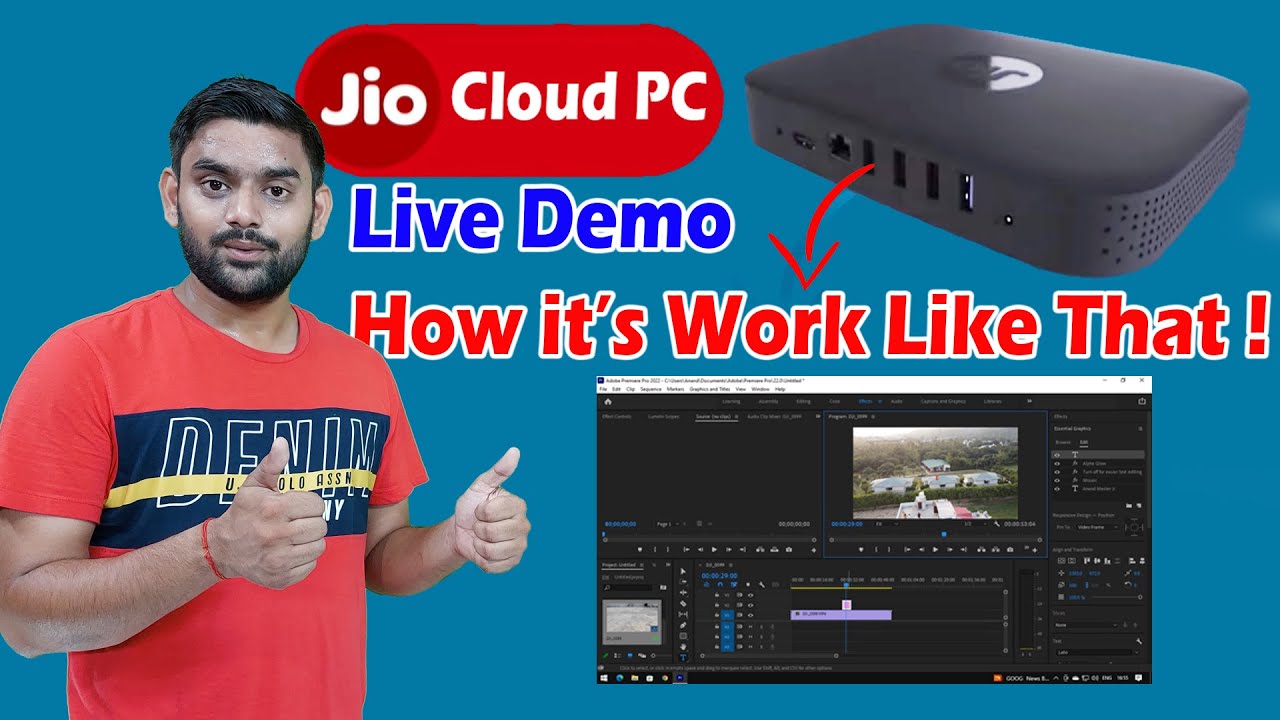 Jio Cloud PC | Live Demo Like Jio Cloud PC | Jio Virtual PC | - YouTube