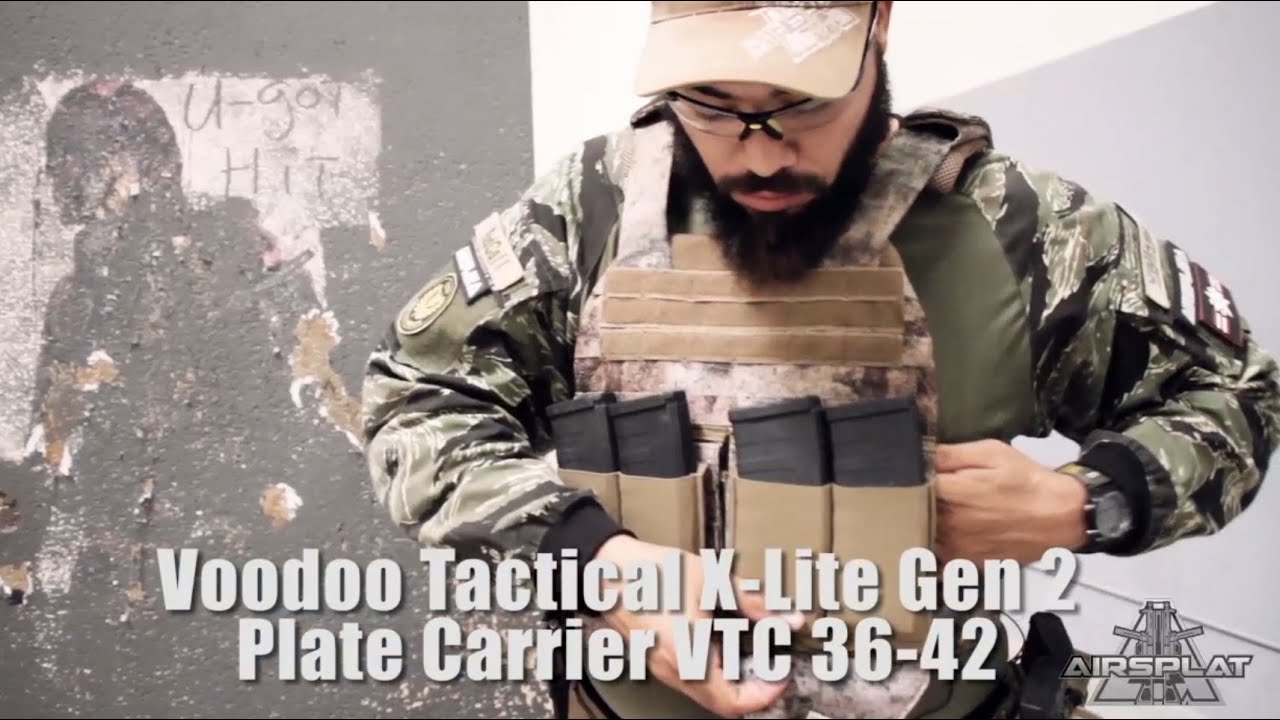 VooDoo VTC and XLite Airsoft Plate Carriers - AirSplat on Demand - YouTube