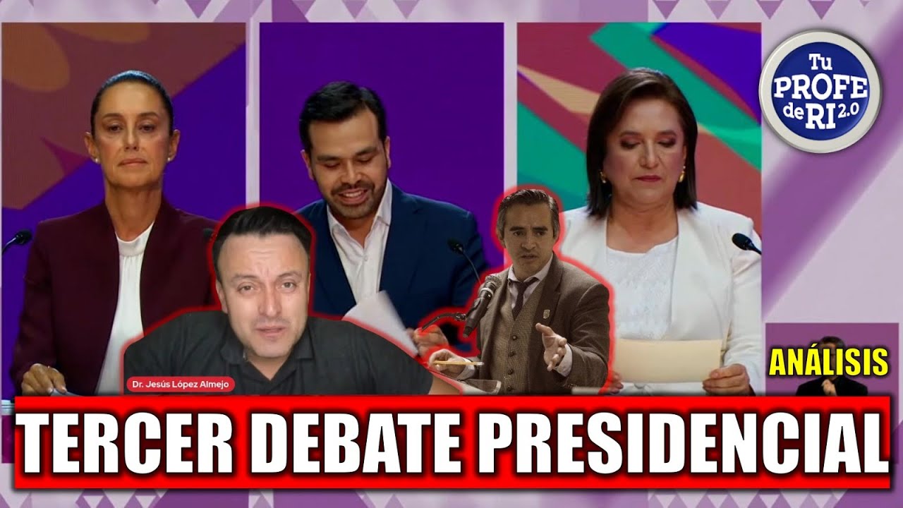 #ENVIVO: 3ER DEBATE PRESIDENCIAL MEXICANO - YouTube