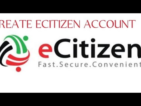 CREATE ECITIZEN ACCOUNT/ PORTAL IN A MINUTE - YouTube