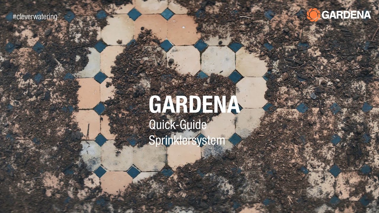 GARDENA Sprinklersystem Installation Instructions - YouTube