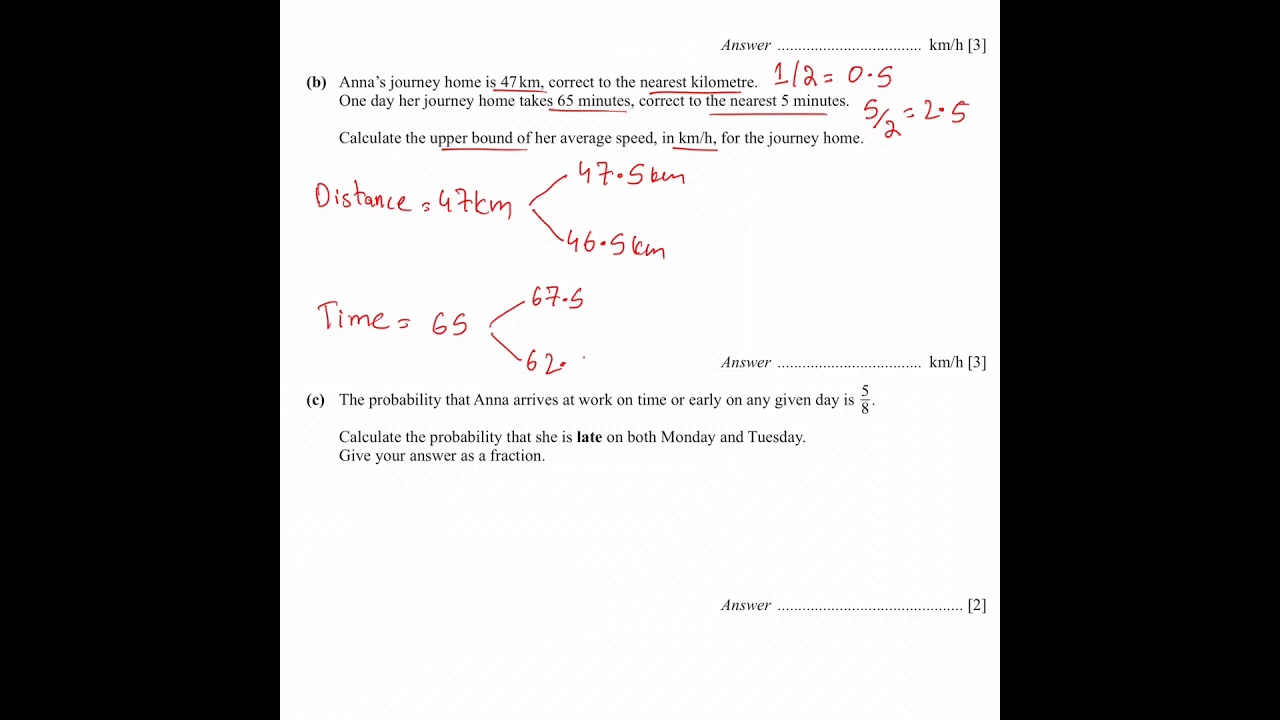 Limits Of Accuracy (Upper Bound/Lower Bound) Example Question 1 - YouTube