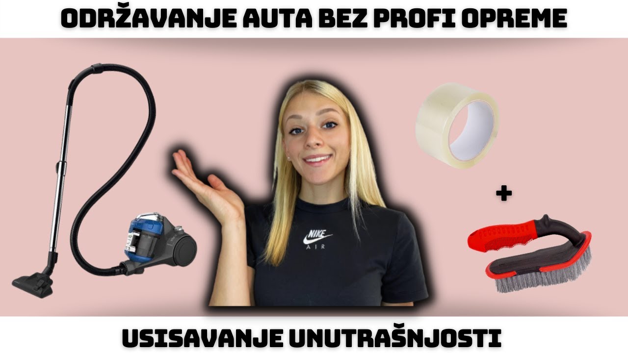 Usisavanje auta bez profi usisivača - YouTube