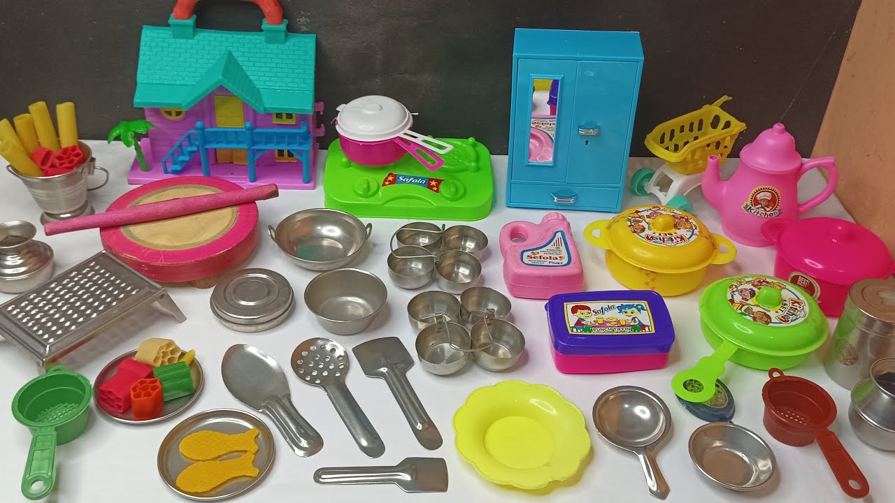 Play with Amazing mini kitchen set @MINI CLAY |@Dolliyon - YouTube
