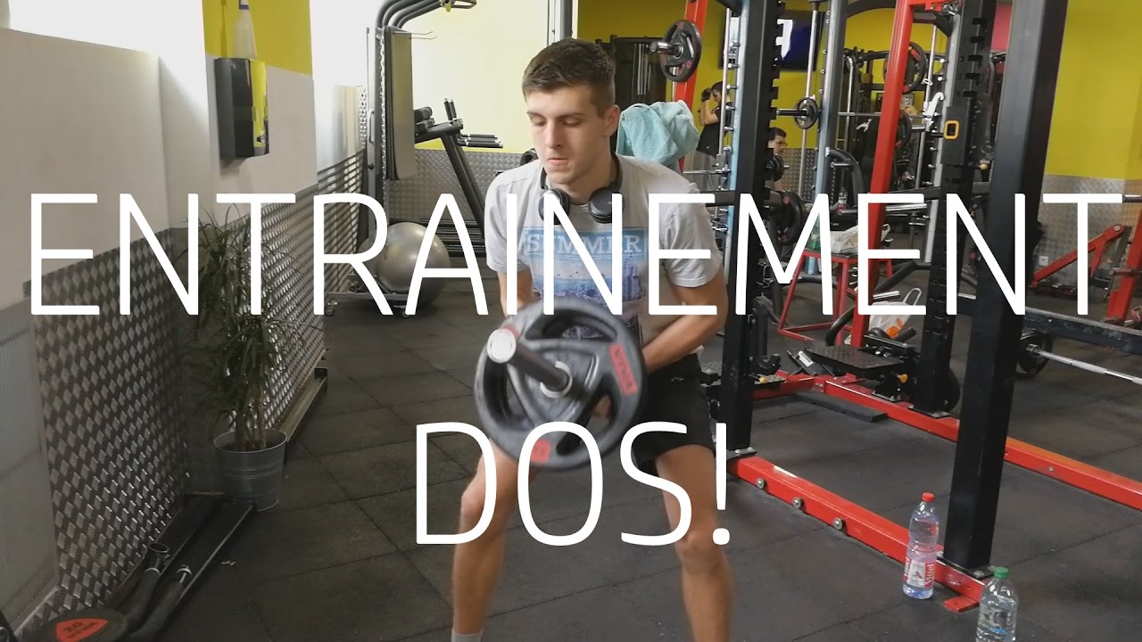 NOTRE PREMIERE VIDEO! Entrainement dos - YouTube