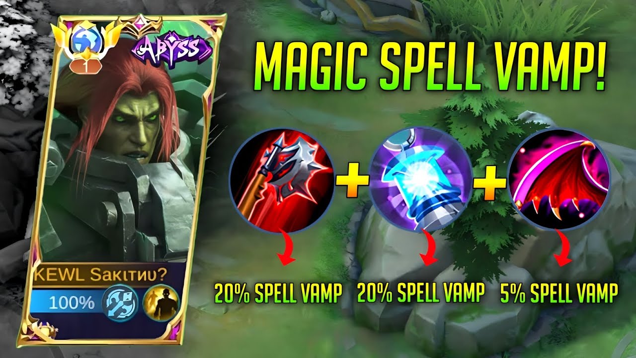 NEW META MAGIC SPELL VAMP ITEM BUILD FOR TERIZLA!!! (does it work or ...