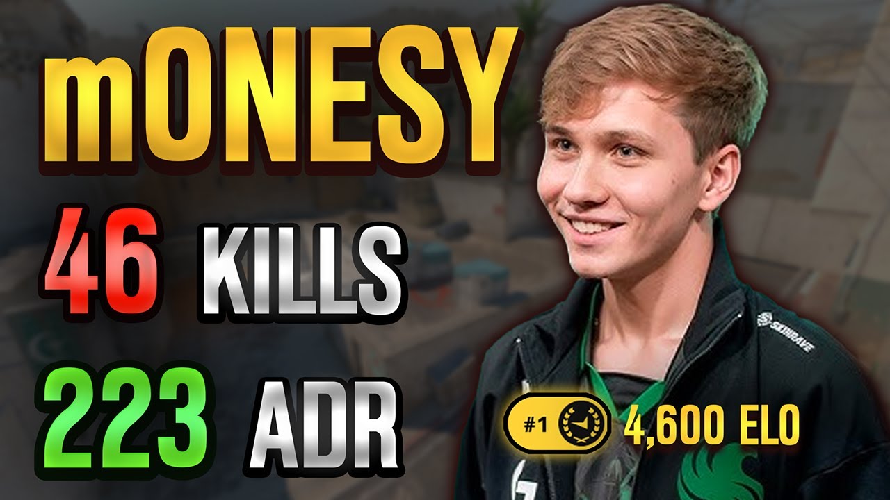 M0NESY BREAKS HIS FACEIT RECORD! m0NESY POV with COMMs (Dust 2) - YouTube