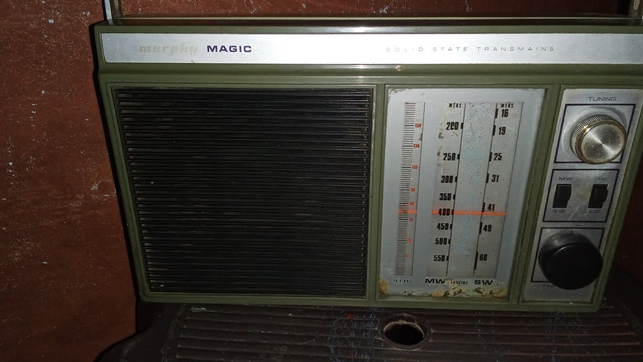 Murphy magic 1201Tm transister radio full review video - YouTube