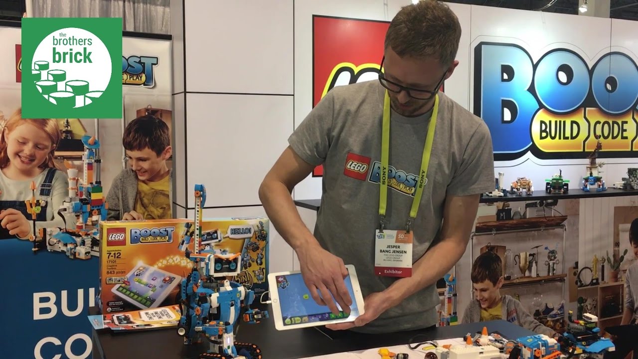 LEGO Boost live demo at CES 2017 in Las Vegas - YouTube
