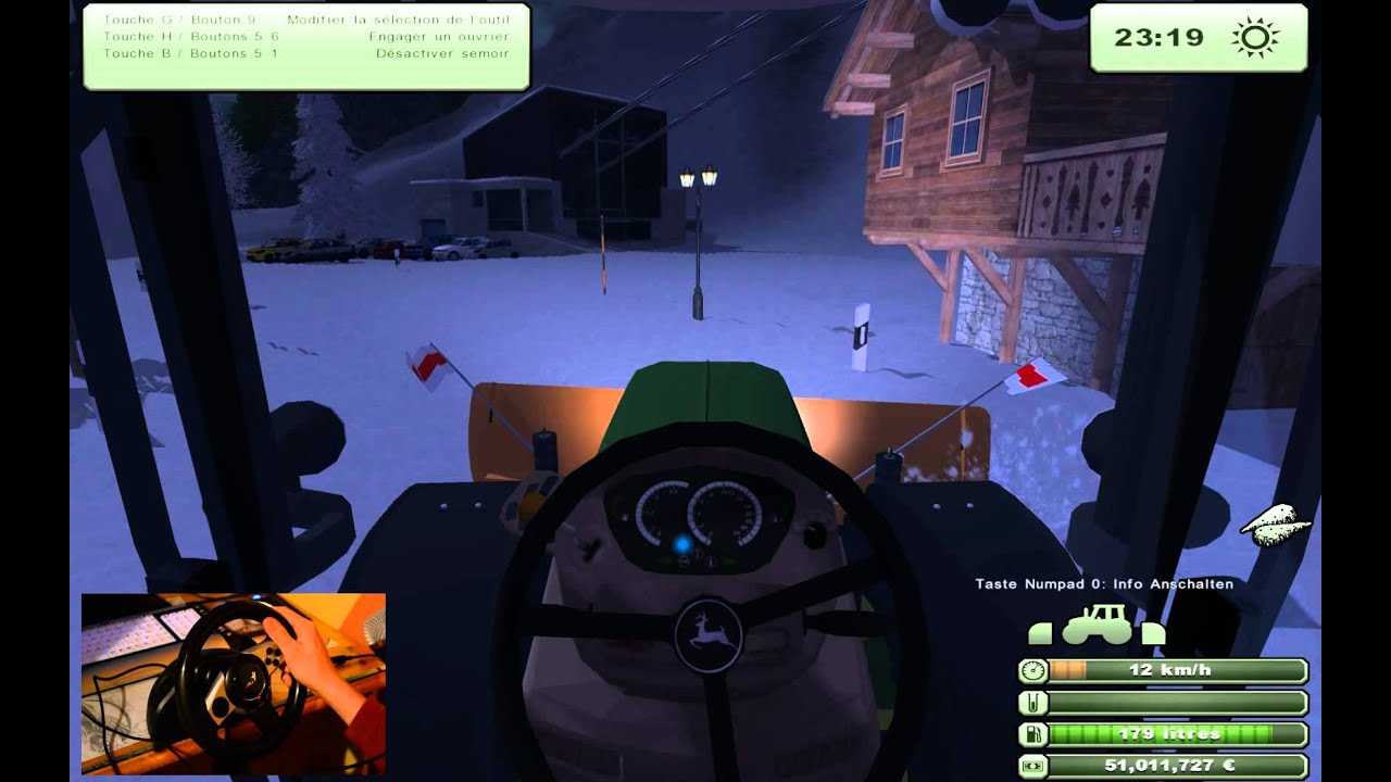 Farming Simulator 2013 Gameplay avec un volant | wheel - YouTube