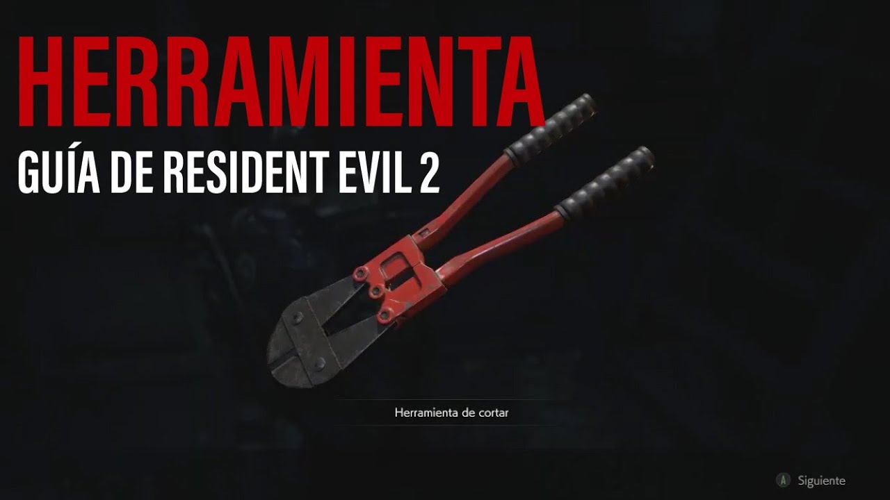 Herramienta de Corte | Guía Rápida de Resident Evil 2 Remake - YouTube