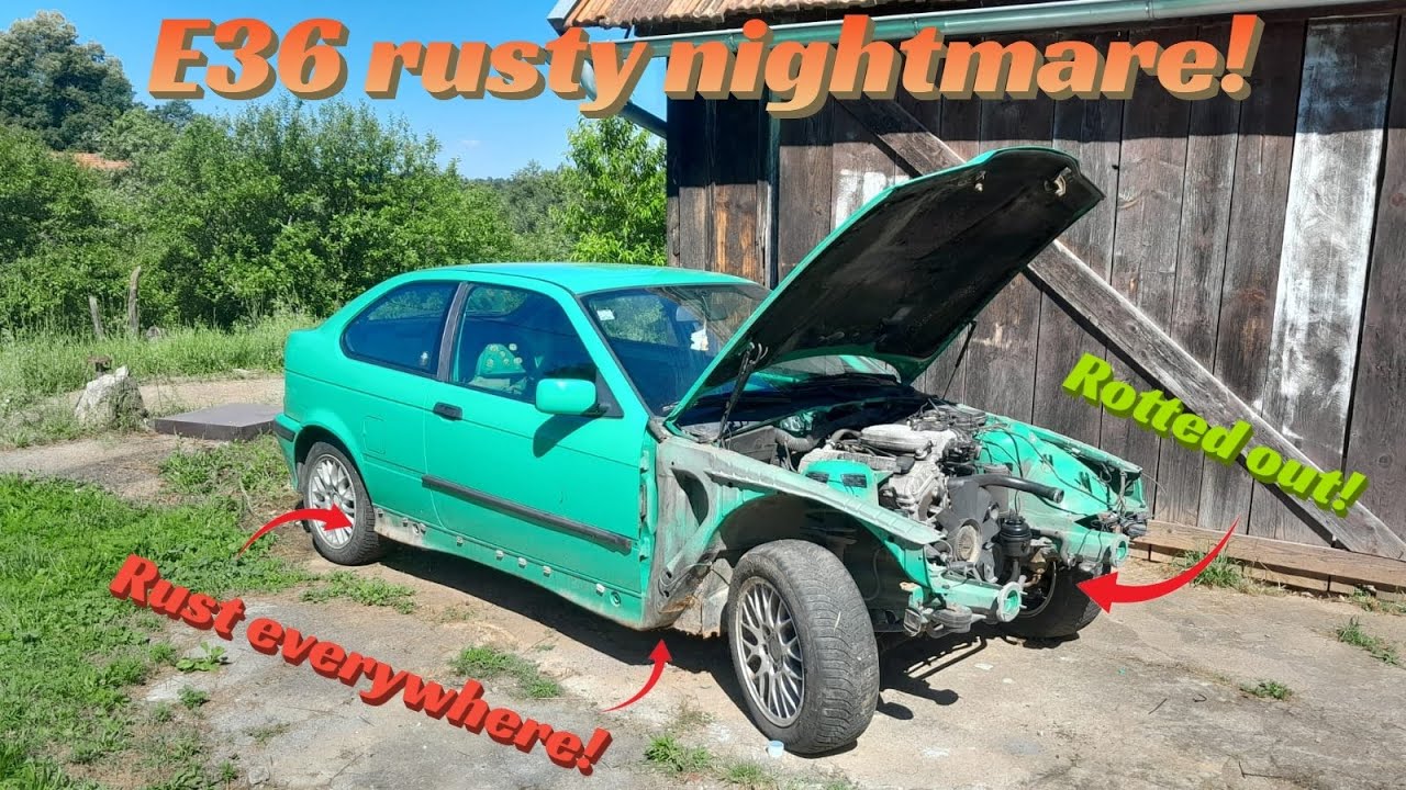 This BMW E36 has more rust than you have ever seen! - YouTube